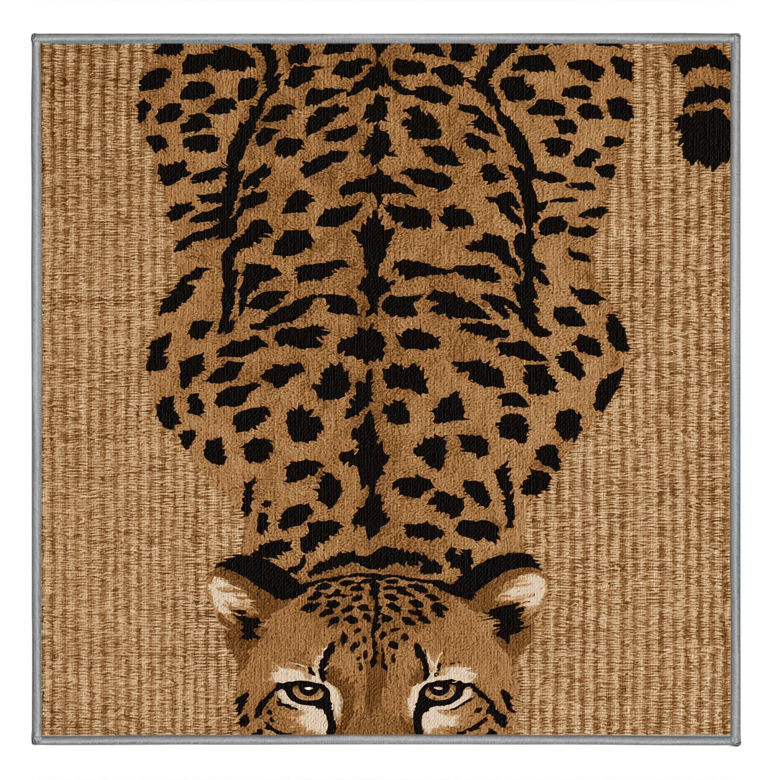 Everly Quinn Washable Cheetah Wildlife Area Rug | Wayfair