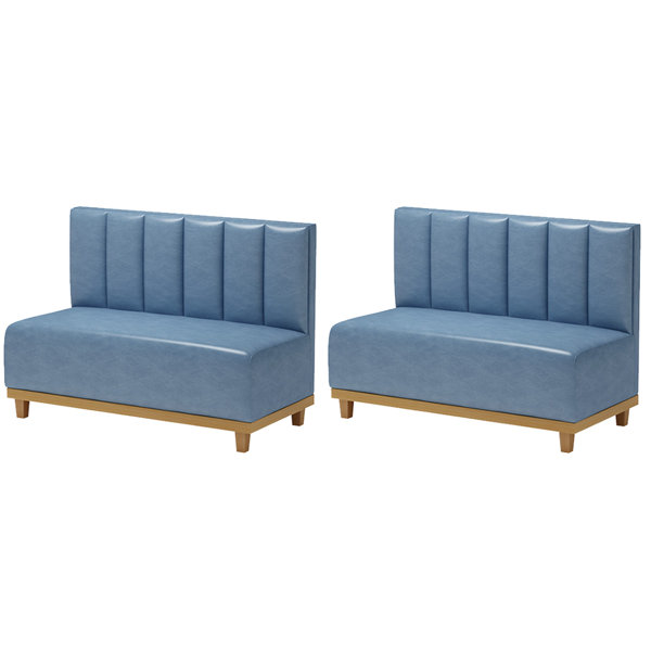 Visual card holder Light Luxury Simple Cafe Restaurant Bench Faux ...