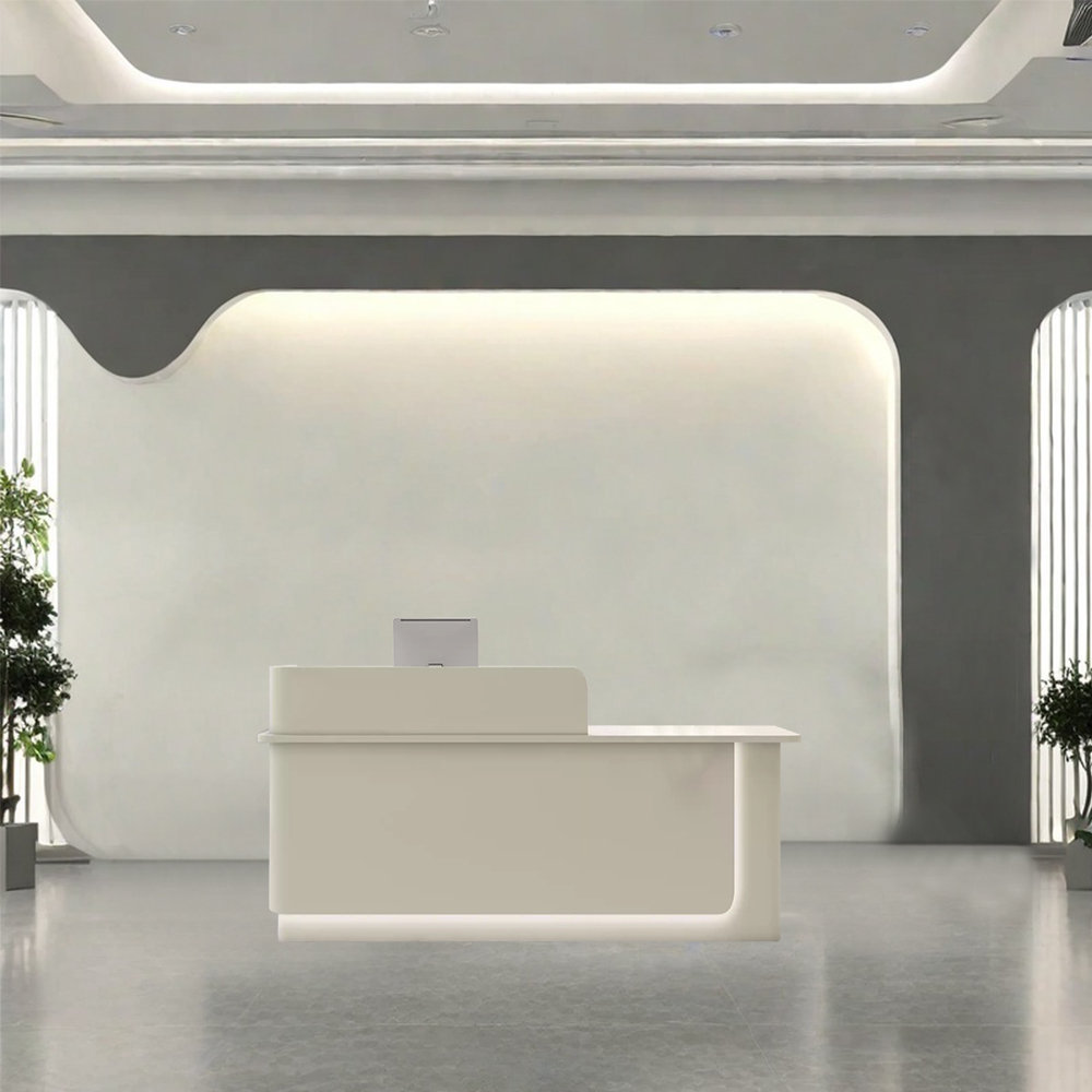 OX Art Reception Desk Multifunctional Computer Desk / Front Desk Table ...