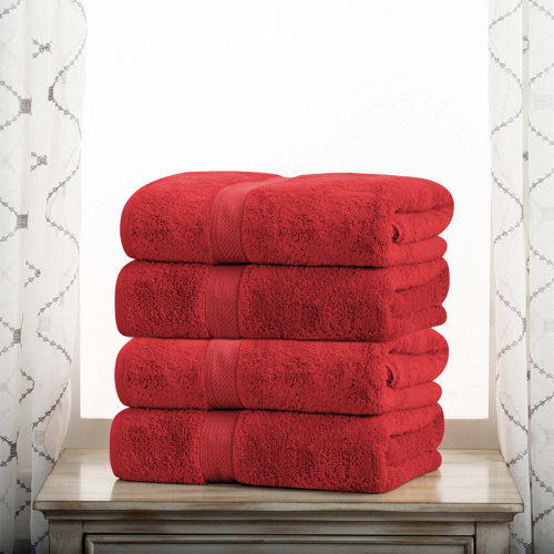 Red Bath Towels You'll Love | Wayfair