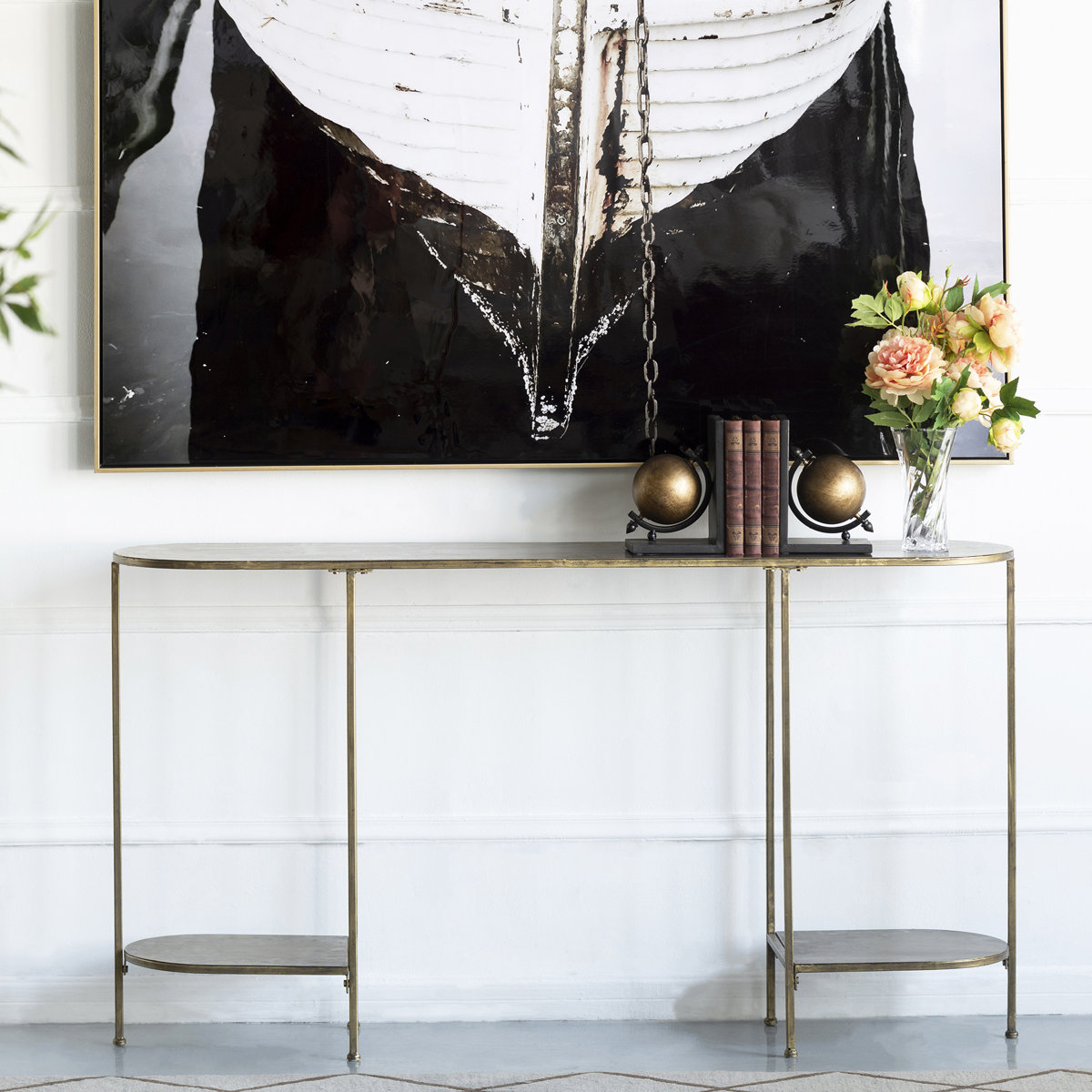 Willa Arlo™ Interiors 57" Console Table & Reviews | Wayfair