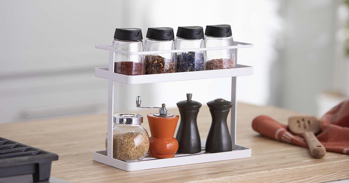 Yamazaki Home Tower Yamazaki Home Countertop Spice Caddy, Storage And ...