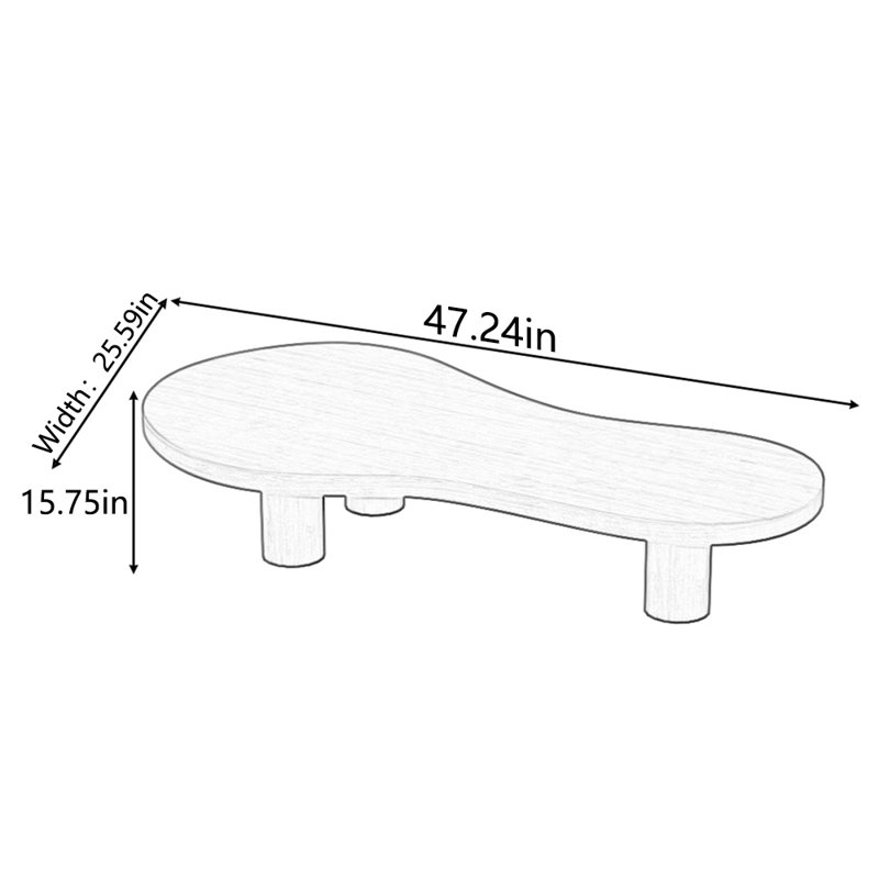 Bkoksety Solid wood simple multi-functional coffee table | Wayfair