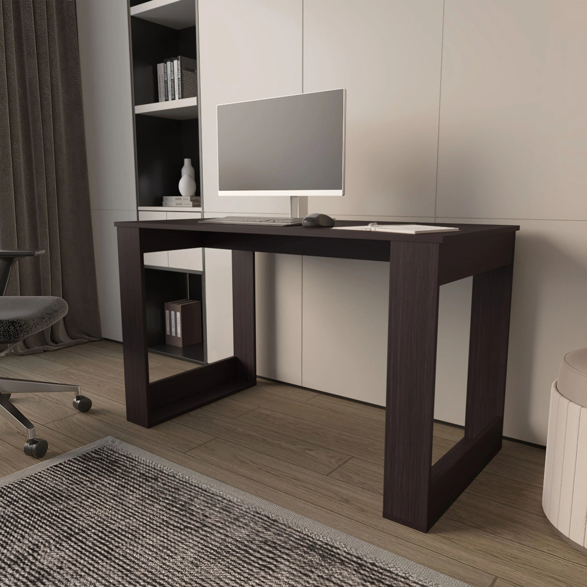 Ebern Designs Wengue Writing Computer Desk with Ample Work Surface ...