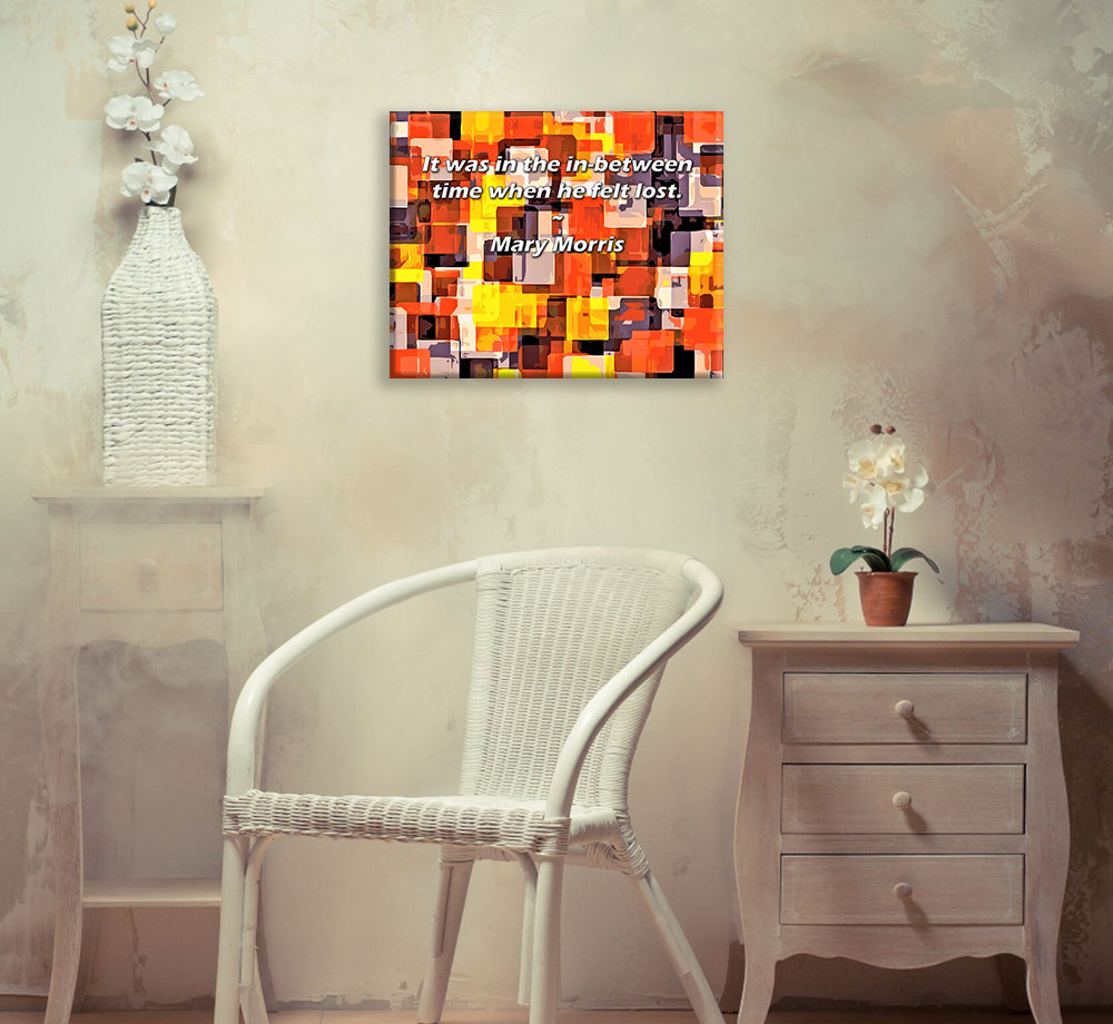 Ivy Bronx Artsy Quote "It was in the in-between time when he felt lost ...