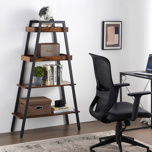 17 Stories Liscomb 54.5" H x 13" W x 10" D 4 Tier Modern Storage ...