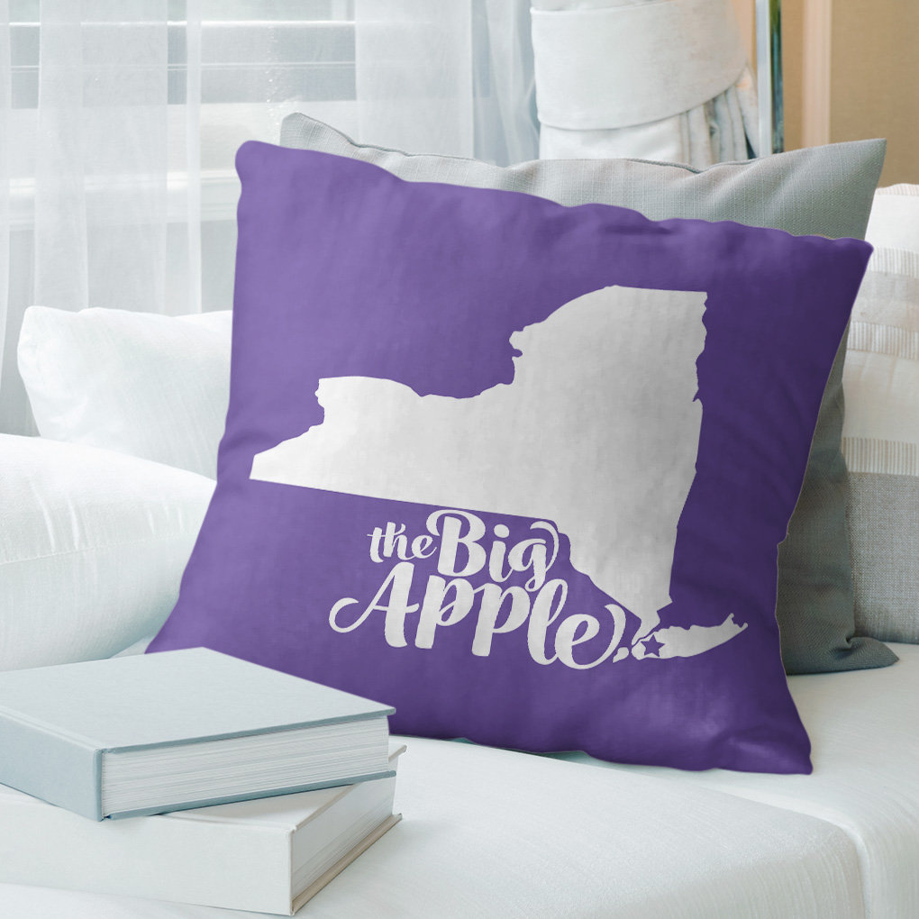 ArtVerse The Big Apple Linen Pillow | Wayfair