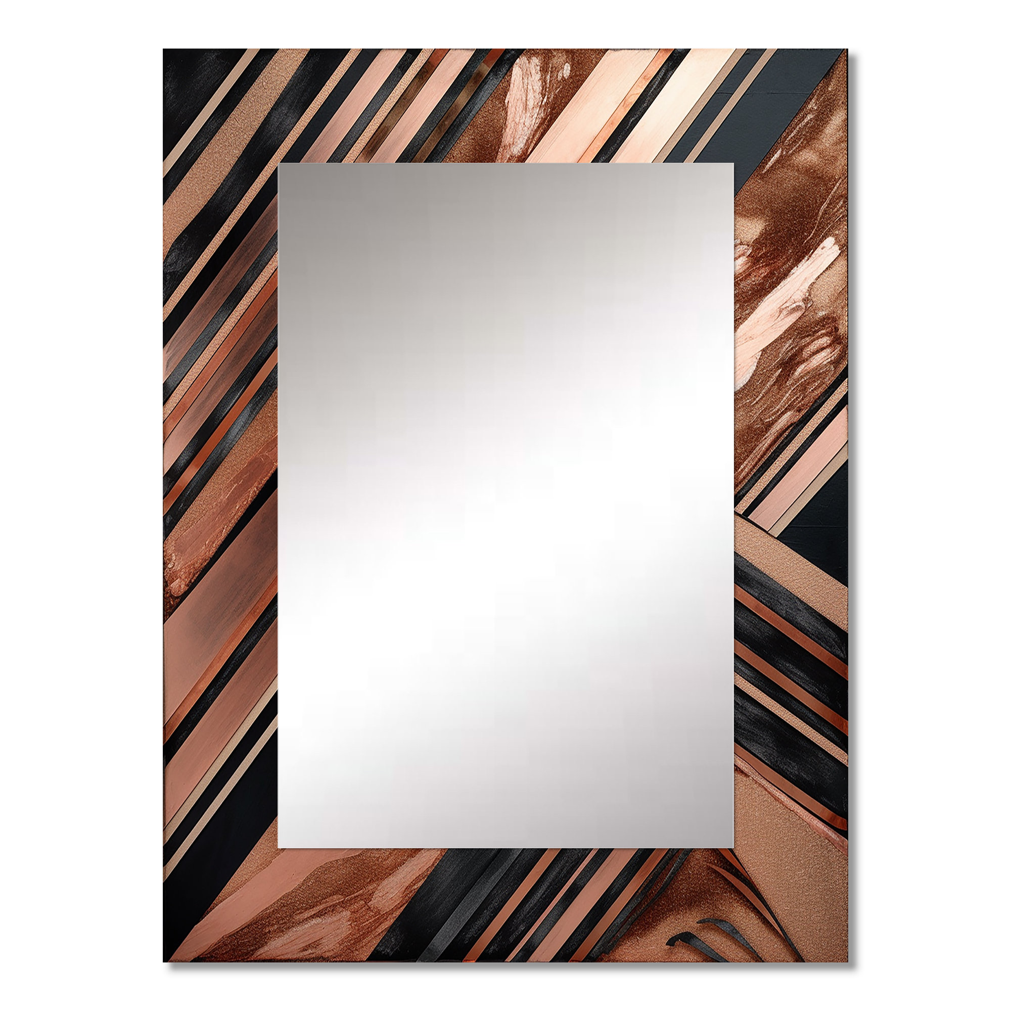 Ivy Bronx Gold Embracing Essence Of Lines I - Marble Decorative Wall ...