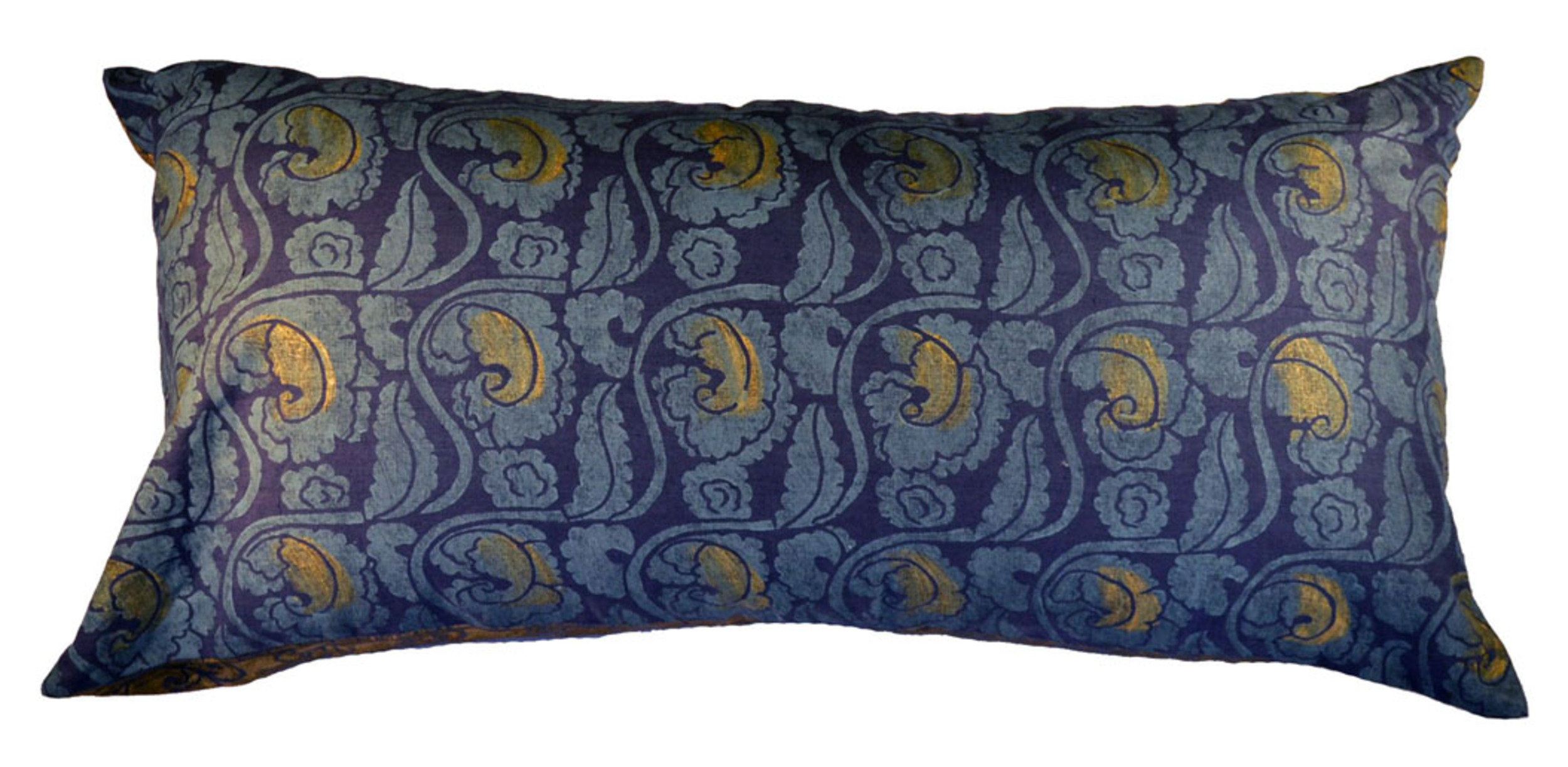 Via Venezia Textiles Four Orchids I Linen Rectangular Pillow Cover ...