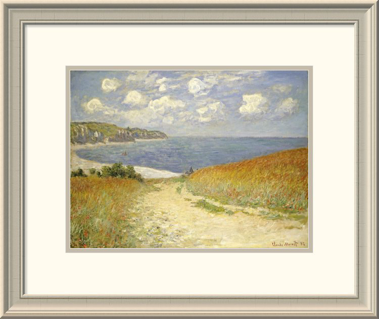 Vault W Artwork 'Path through the Wheat Fields at Pourville, 1882' by ...