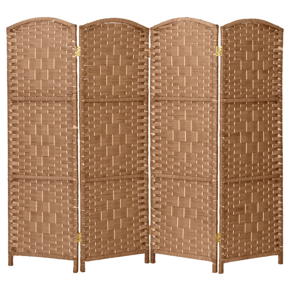 Red Barrel Studio® Short Diamond Weave Folding Screen & Reviews | Wayfair