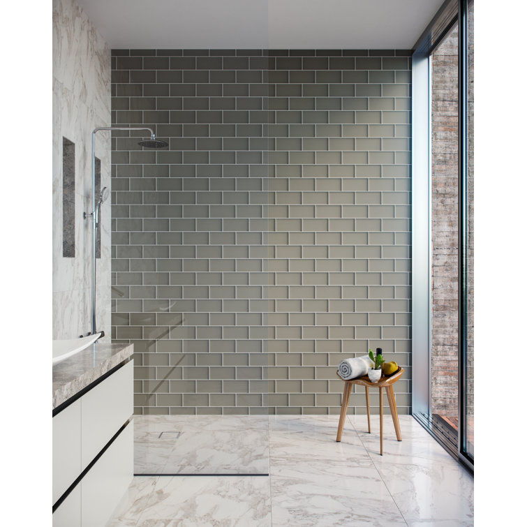 Cruz Bay Studio Shoreline 4"x 8" Subway Tile & Reviews | Wayfair