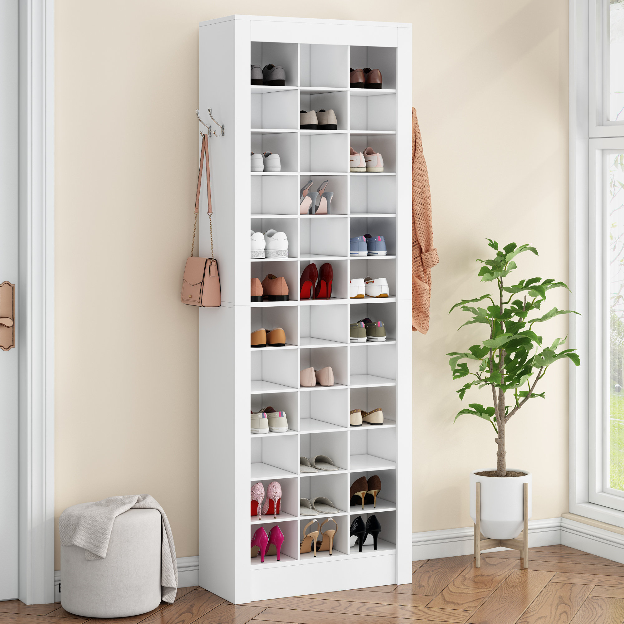 Latitude Run® 36 Pair Shoe Rack & Reviews | Wayfair