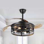 Red Barrel Studio® 42'' Ceiling Fan with LED Lights & Reviews | Wayfair