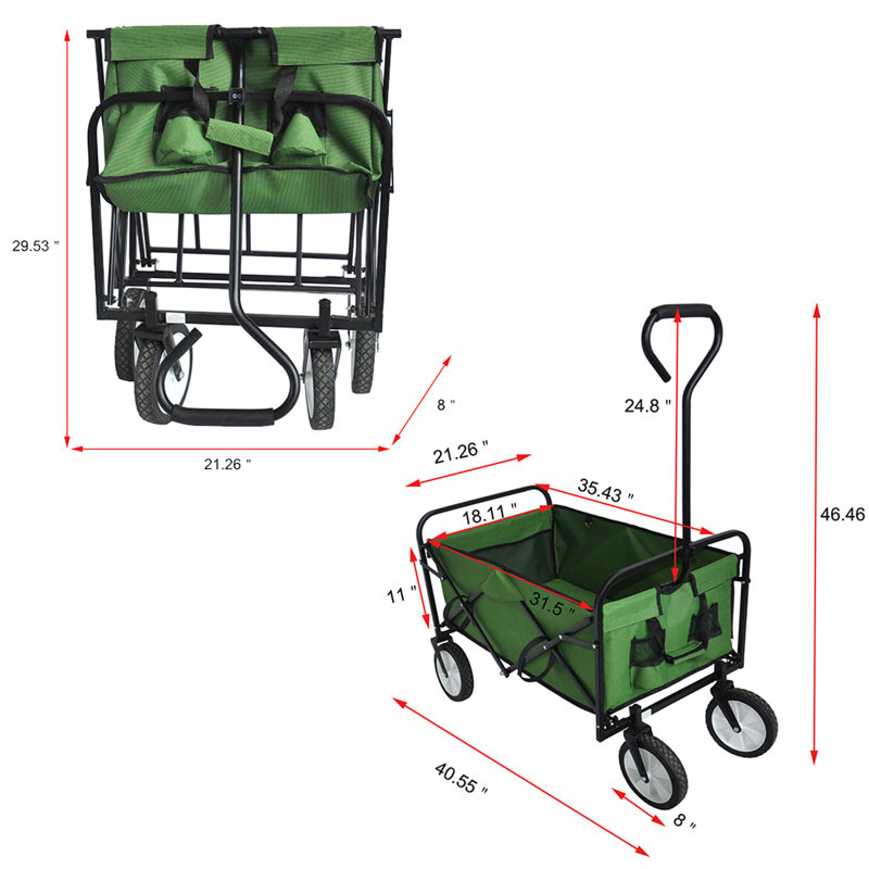 Kozart Folding Wagon Cart | Wayfair