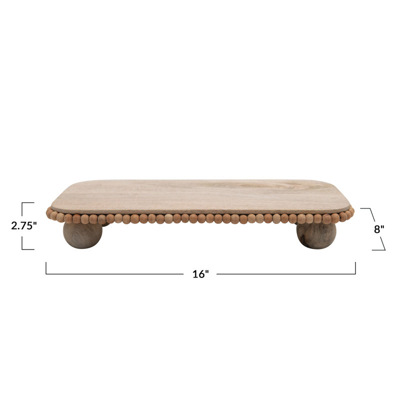 Dakota Fields Burdue Solid Wood Tray & Reviews | Wayfair