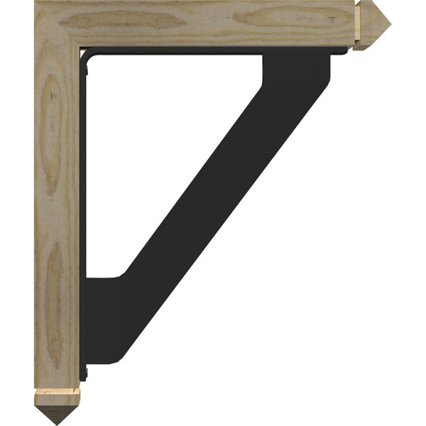 PCI Enterprises Traditional 2" Thick Triple Bracket Arts and Crafts ...