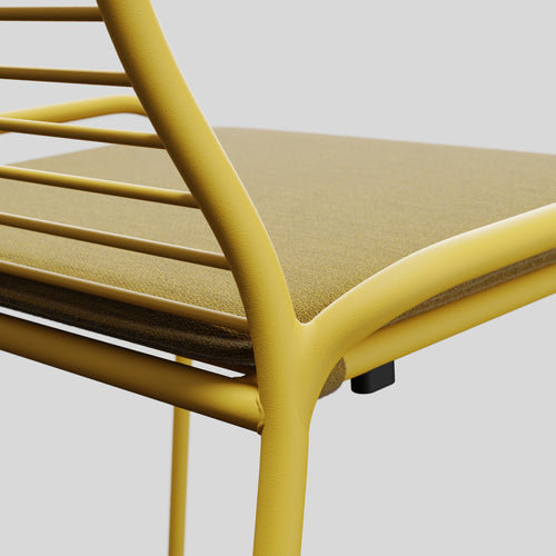 Neighbor Outdoor Stacking Dining Side Chair with Sunbrella Cushion ...