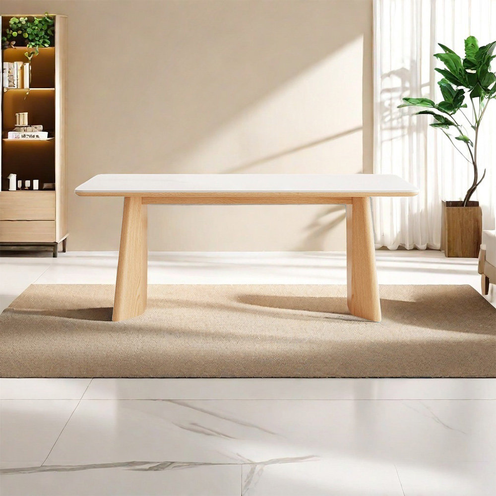 Hokku Designs Ailani French simple modern rectangular dining table ...