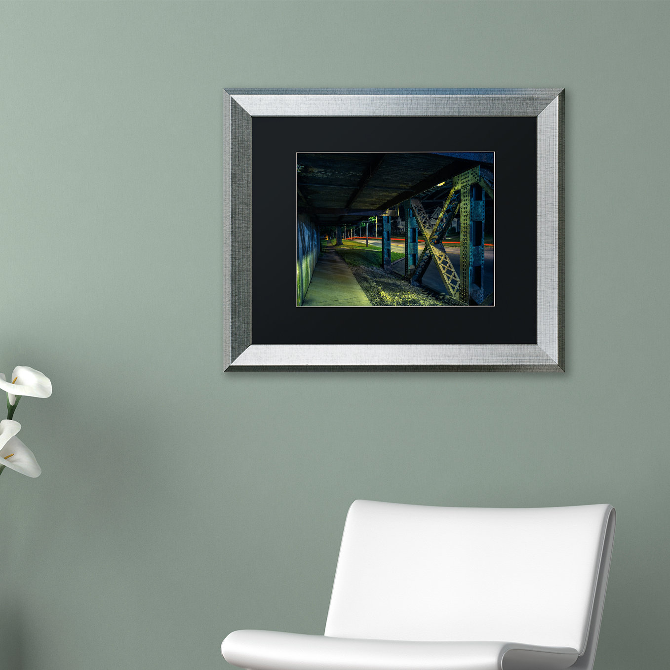 Trademark Fine Art 'Vampire Bridge 2' by Jason Shaffer Framed ...