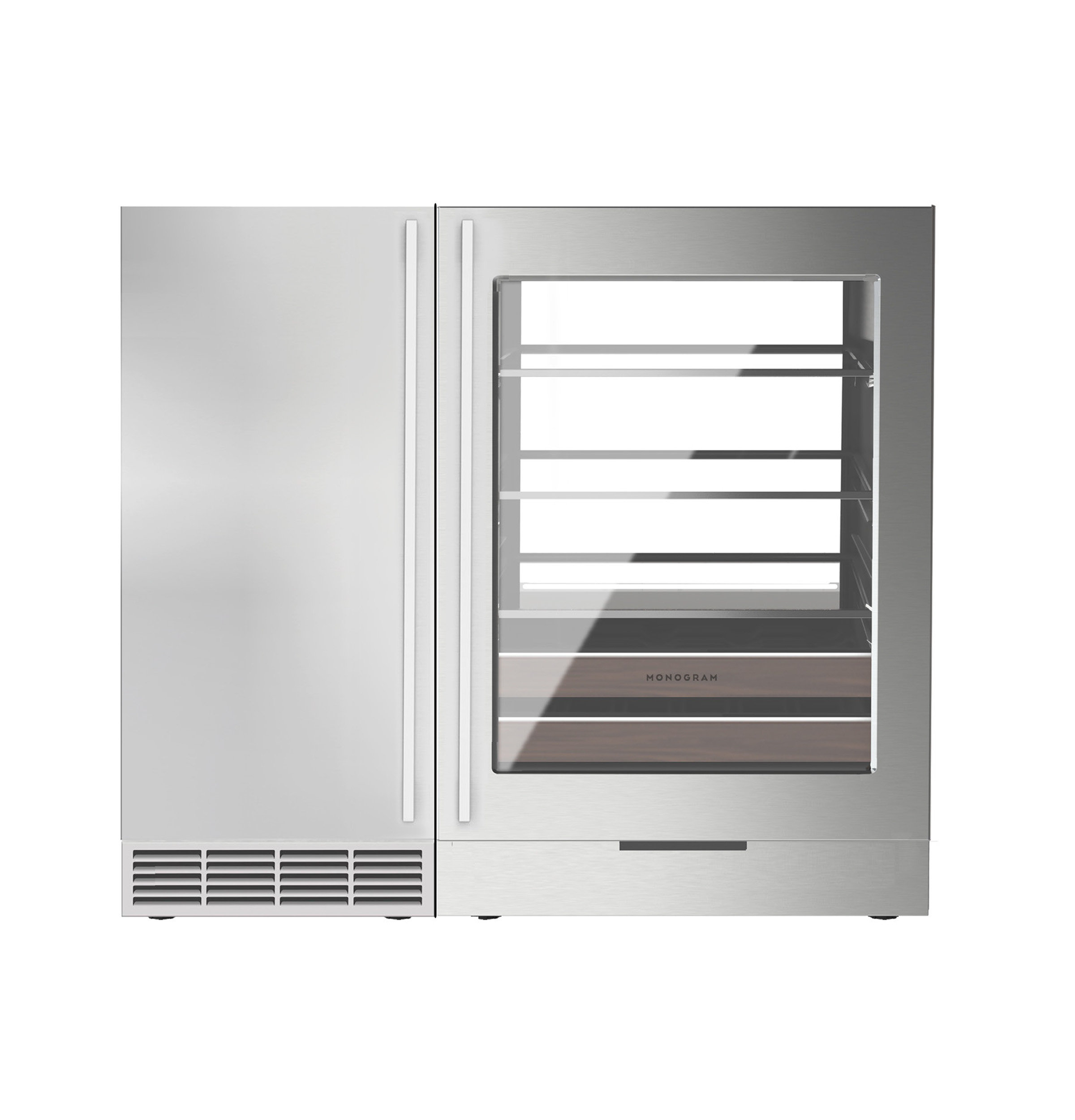 Monogram Appliances Monogram Undercounter Refrigeration Side By Side Install Unification Kit ...