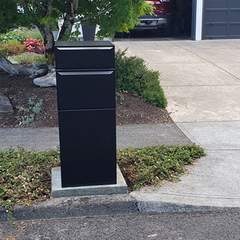 ZILNOX Locking Mailbox, Curbside Security Mailbox with Combination Lock ...