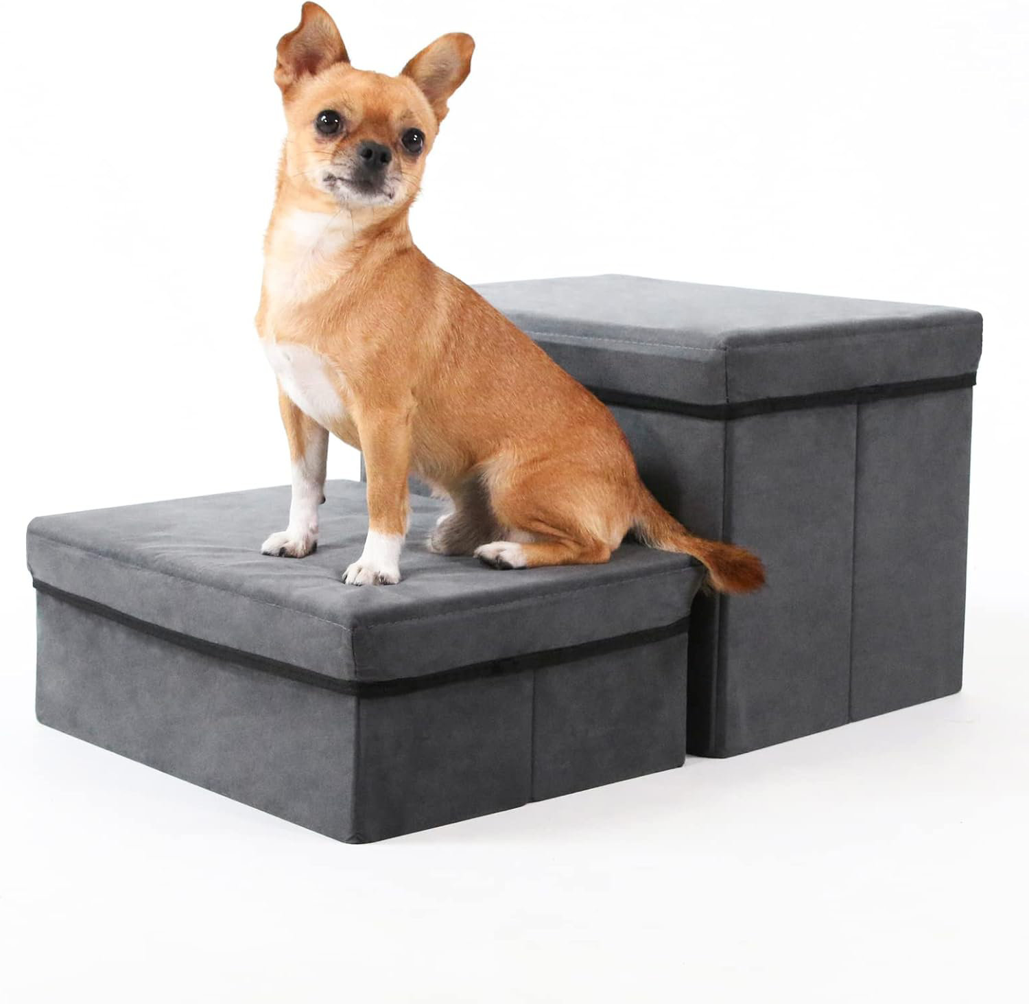 Tucker Murphy Pet™ 2-Tier Pet Steps Storage And Adjustable Steps For ...