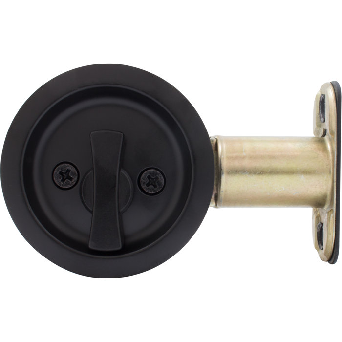 Stone Harbor Hardware Round Pocket Door Lock & Reviews | Wayfair