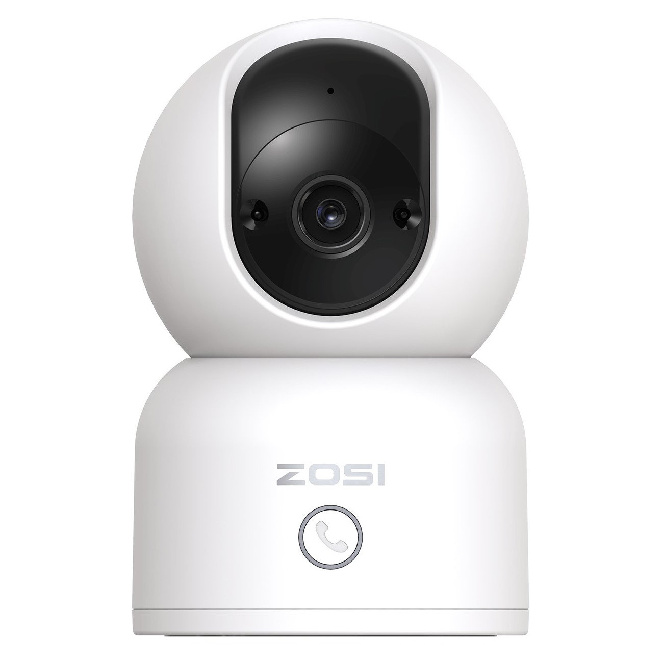 ZOSI 3MP Indoor Wifi 360° PTZ Security Camera for Baby /Pet with 2-way ...