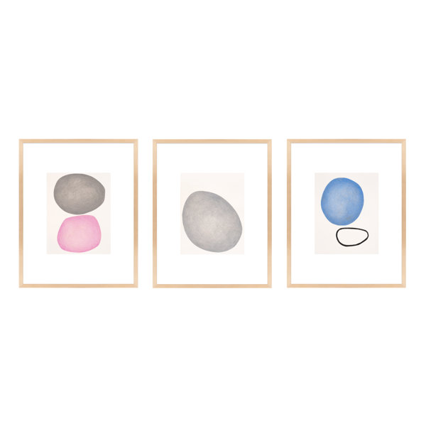 AllModern Lucian " Numbers Set Of 3 " by Katy Montica 3 - Pieces ...