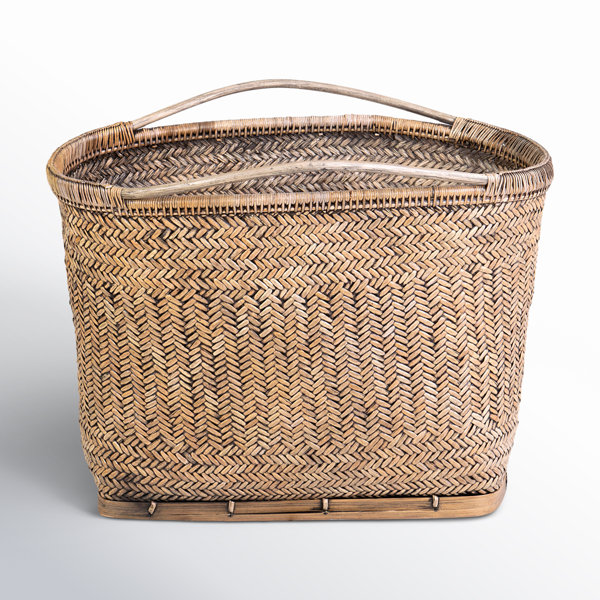 Joss & Main Rattan Basket & Reviews | Wayfair