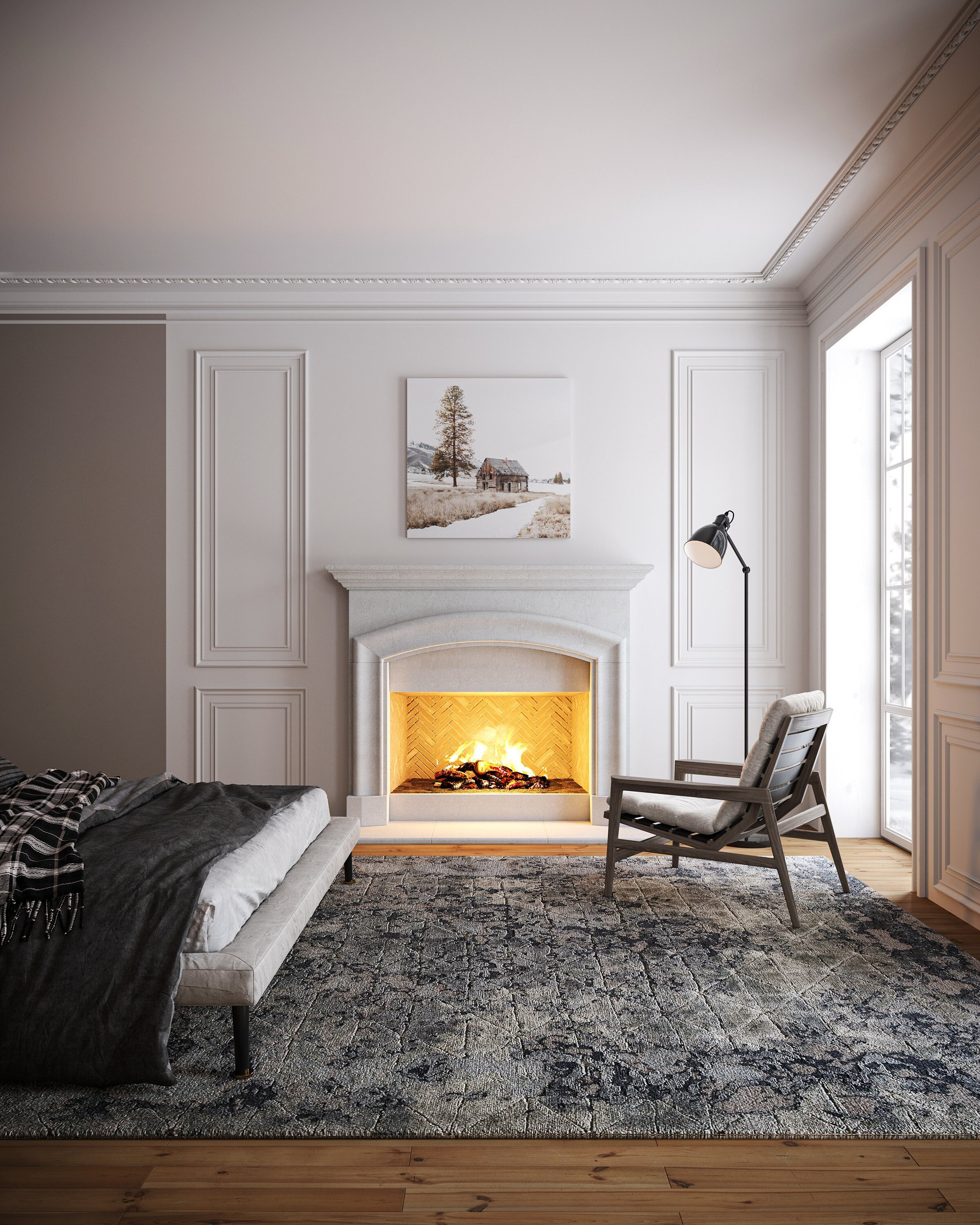 Artisan Kraft Hand Carved Cast Stone Fireplace Surround - Wayfair Canada
