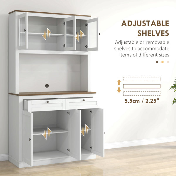 Red Barrel Studio Armoire de rangement pour garde-manger de 71 po de ...