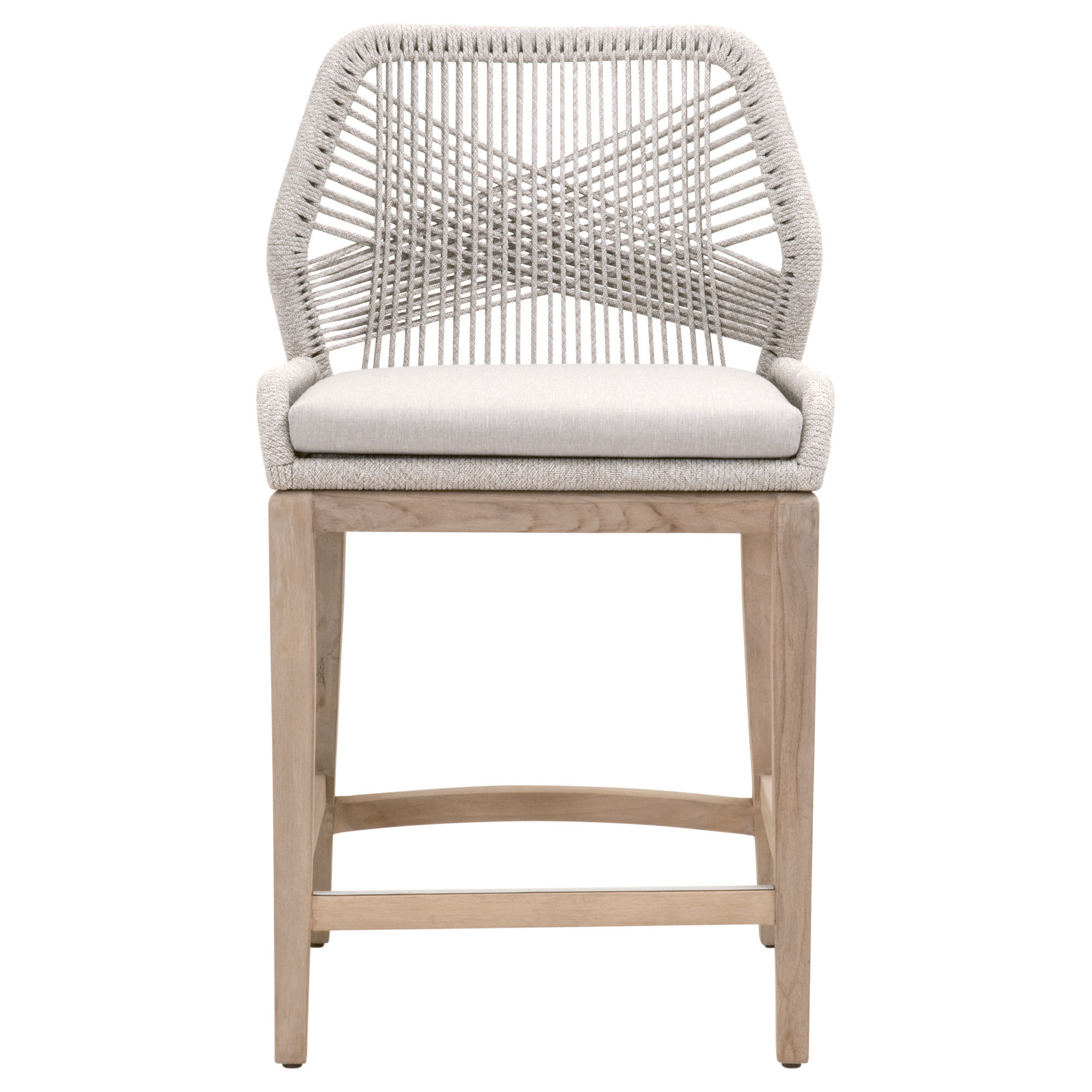Sand & Stable™ Shawna Teak Patio Bar Stool with Cushion & Reviews ...