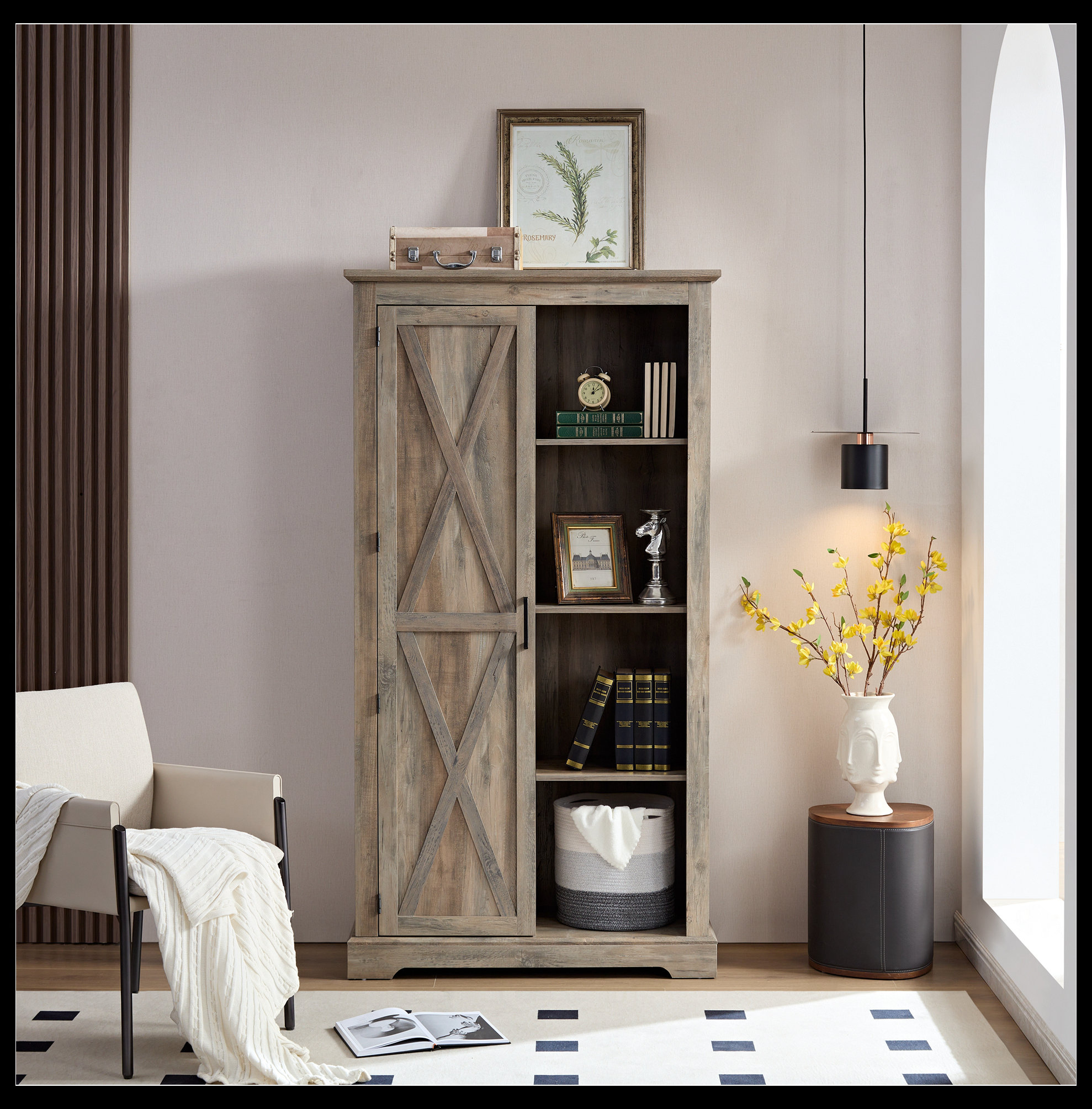 Gracie Oaks Keetan Accent Cabinet | Wayfair