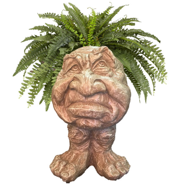 HomeStyles Muggly's Grumpy Gramps Face Statue & Reviews | Wayfair