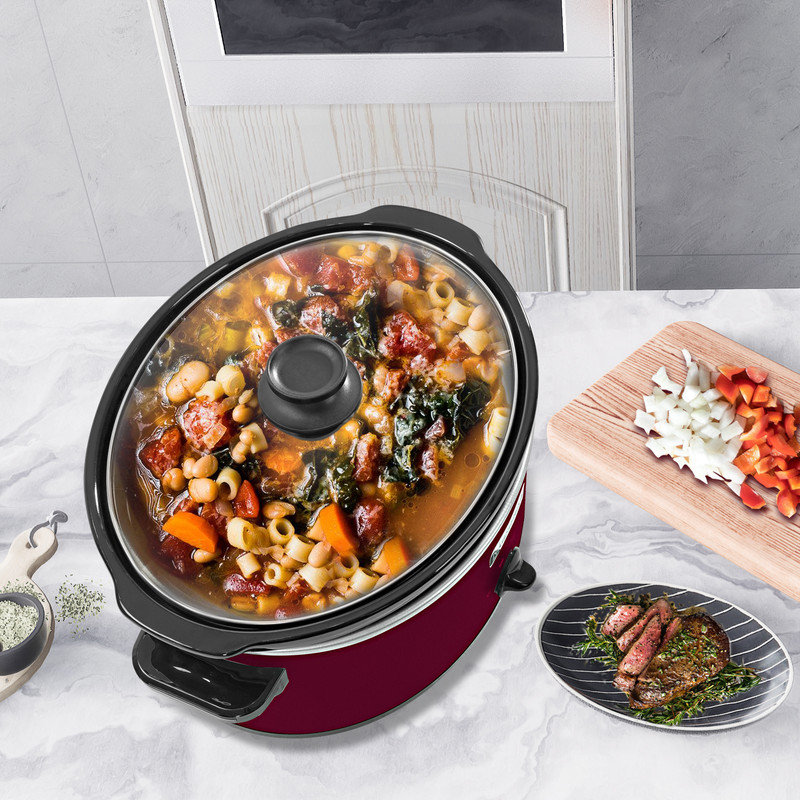 HOMECOOKIN Magnifique Slow Cooker Oval Manual Pot & Reviews | Wayfair