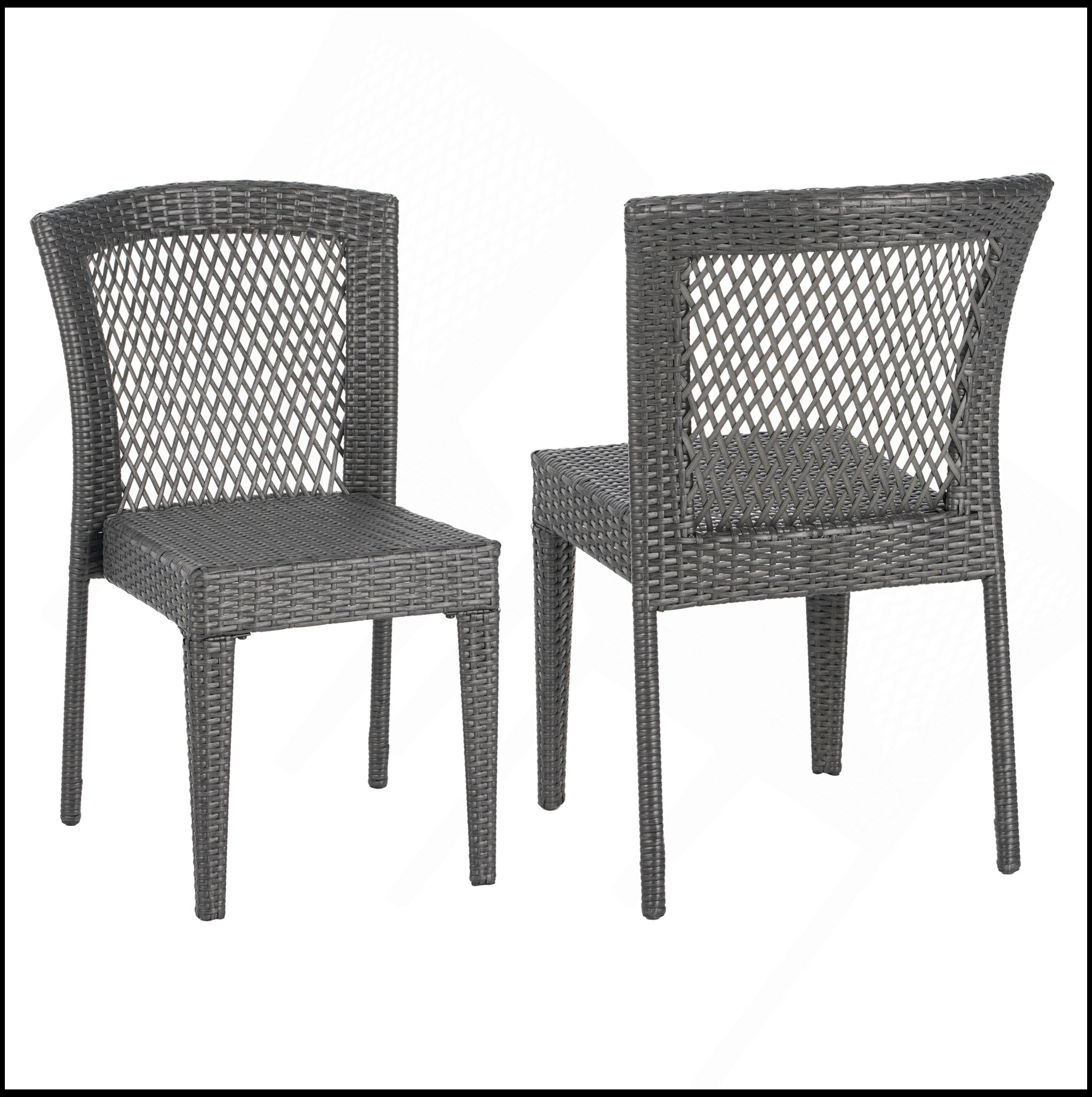 Highland Dunes Versatile Stackable Outdoor Chairs With Durable ...