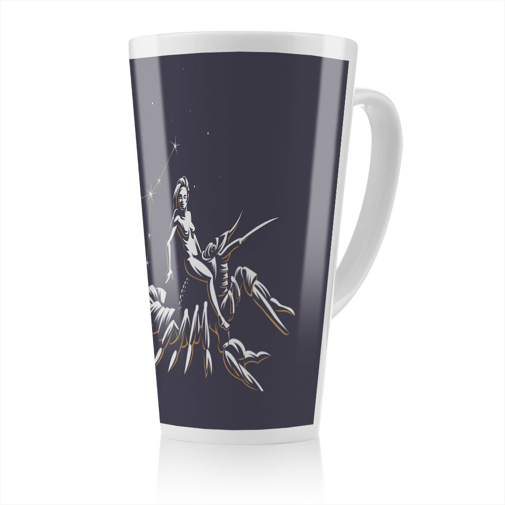 East Urban Home Sign Of The Zodiac Cancer Dining Latte Mug | Wayfair.co.uk