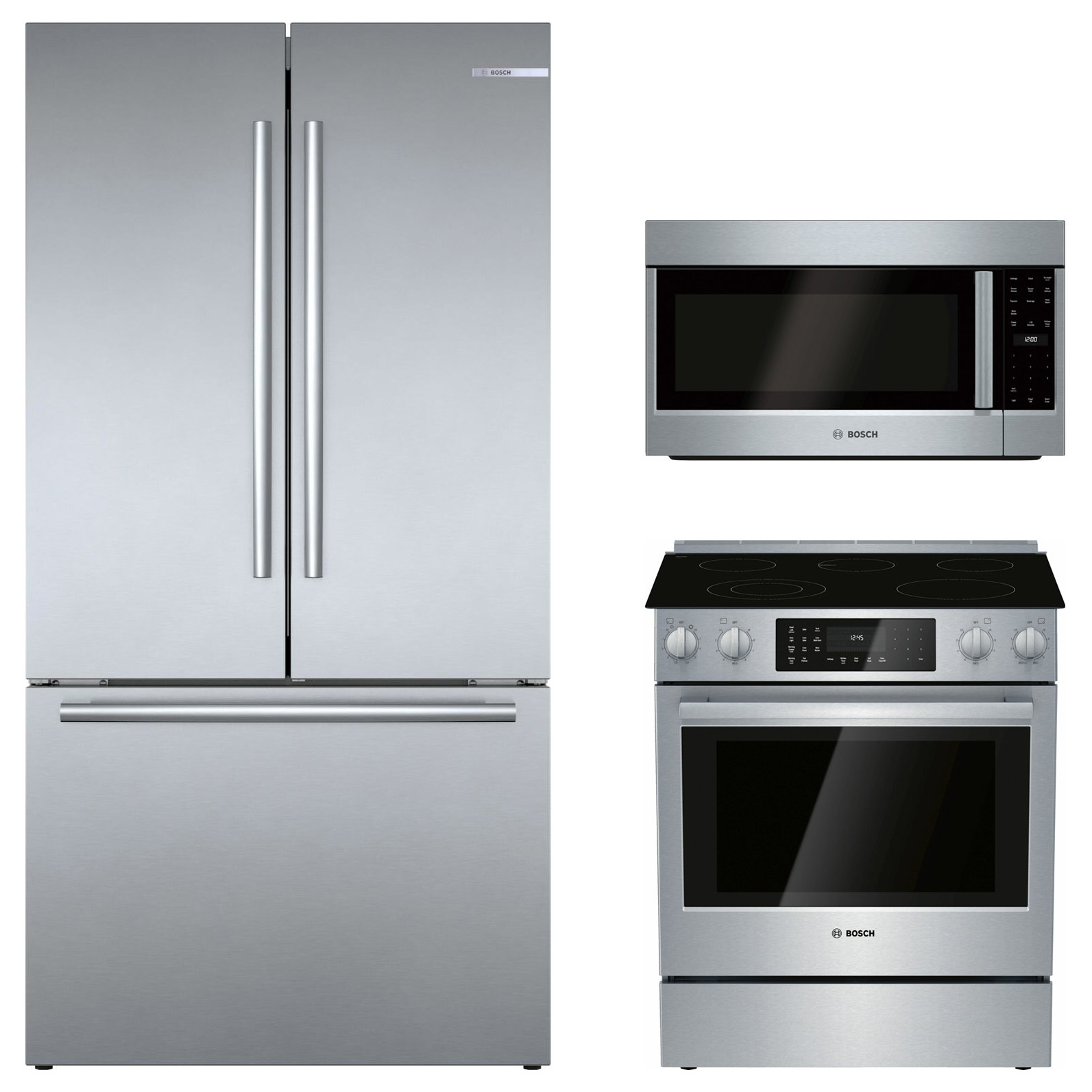 Bosch Benchmark Series 800 Series 3 Piece Kitchen Package with French ...