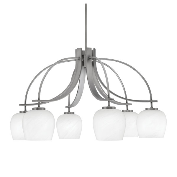 George Oliver Roemer Steel Dimmable Chandelier | Wayfair