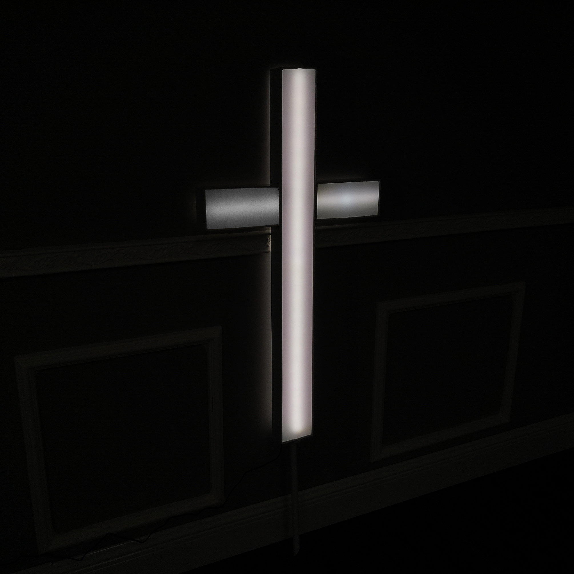 Trinx Premium Metal & Acrylic Cross LED Lighted Cross, Christian ...