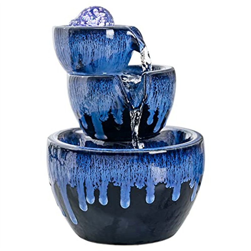 Ebern Designs Ceramic Tabletop Fountain | Wayfair
