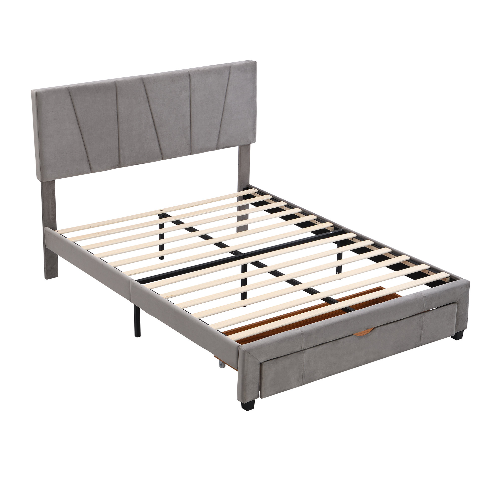 Ebern Designs Winetta Upholstered Panel Bed | Wayfair