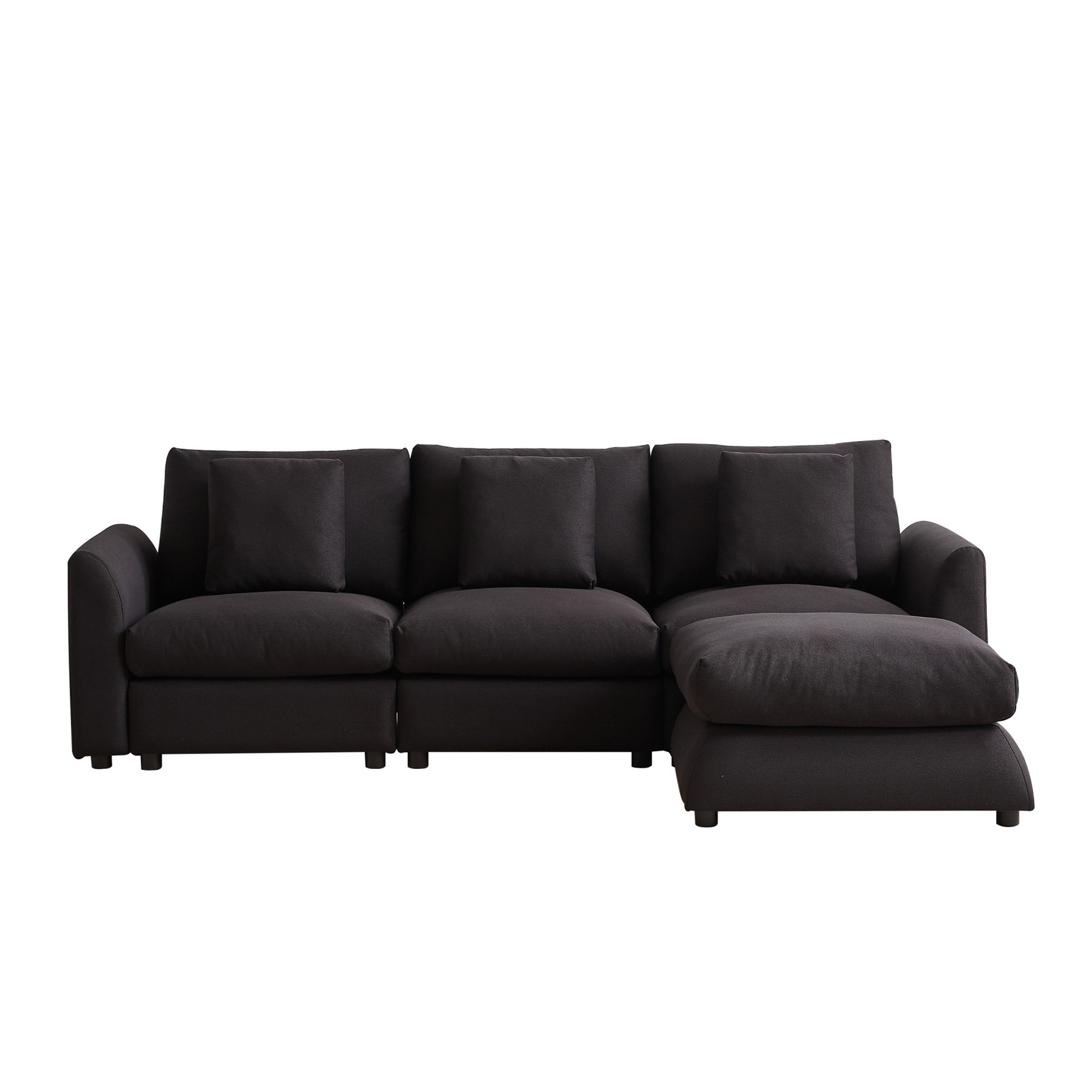 Latitude Run® Combination Sofa Modular Sofa with Ottoman | Wayfair