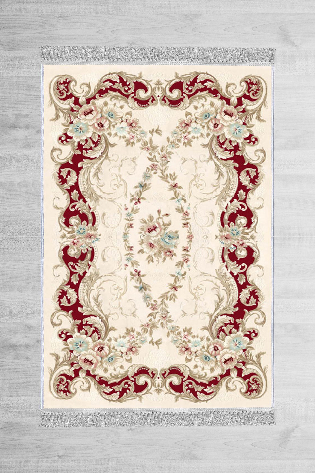 East Urban Home Shanell Floral Machine Made Flatweave Velvet Area Rug ...