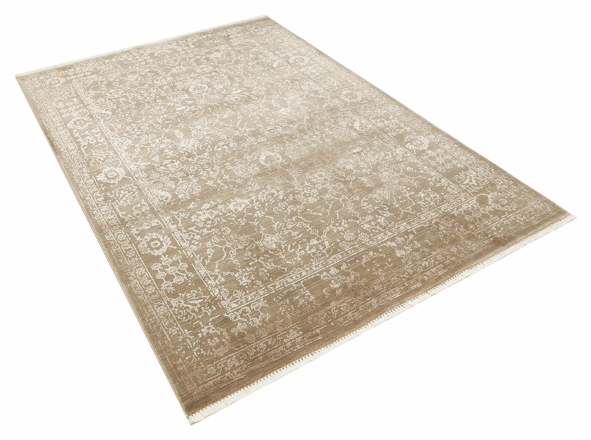 August Grove® Brandonville Oriental Wool Brown Area Rug | Wayfair