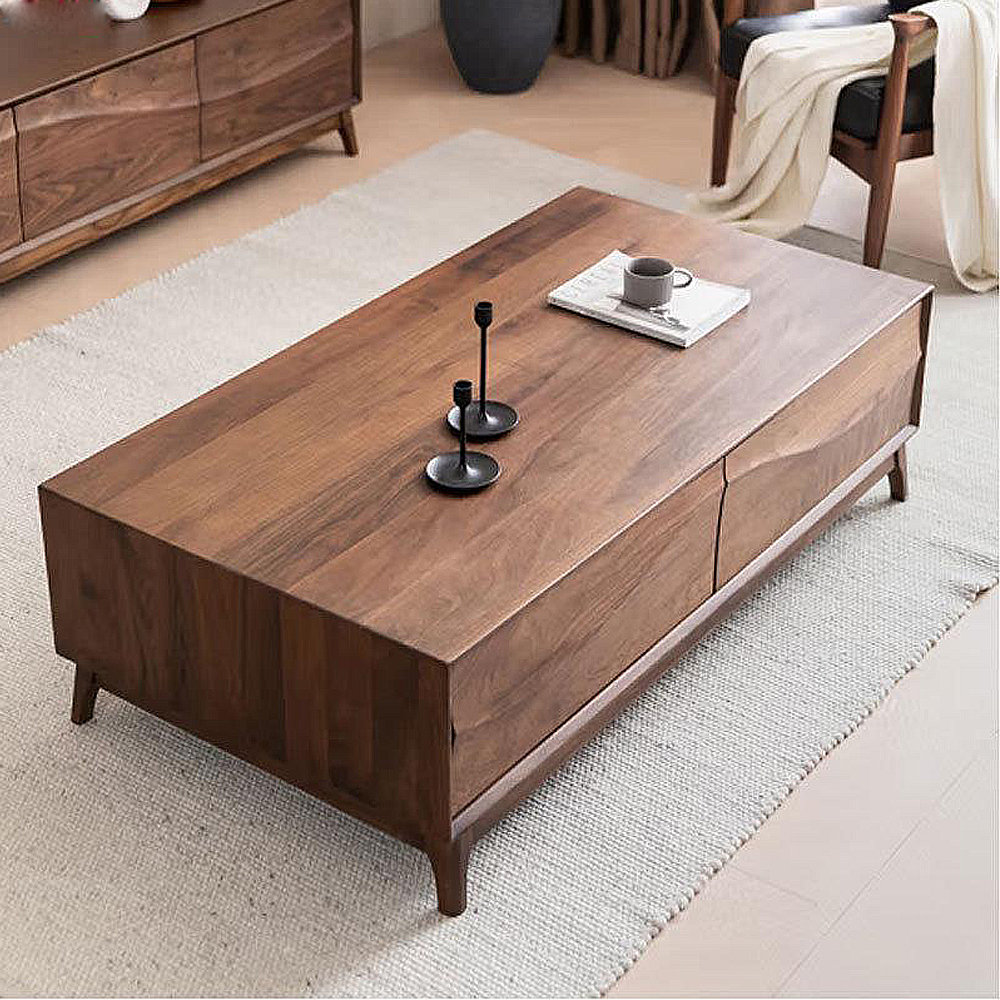 Bkoksety Simple leisure solid wood square coffee table | Wayfair