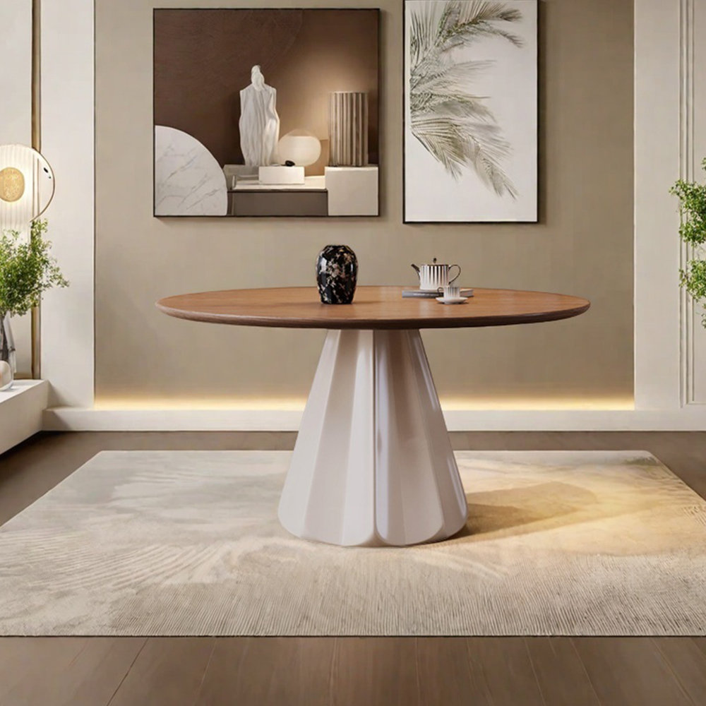 Brayden Studio Skirt shape leg dining table - Wayfair Canada