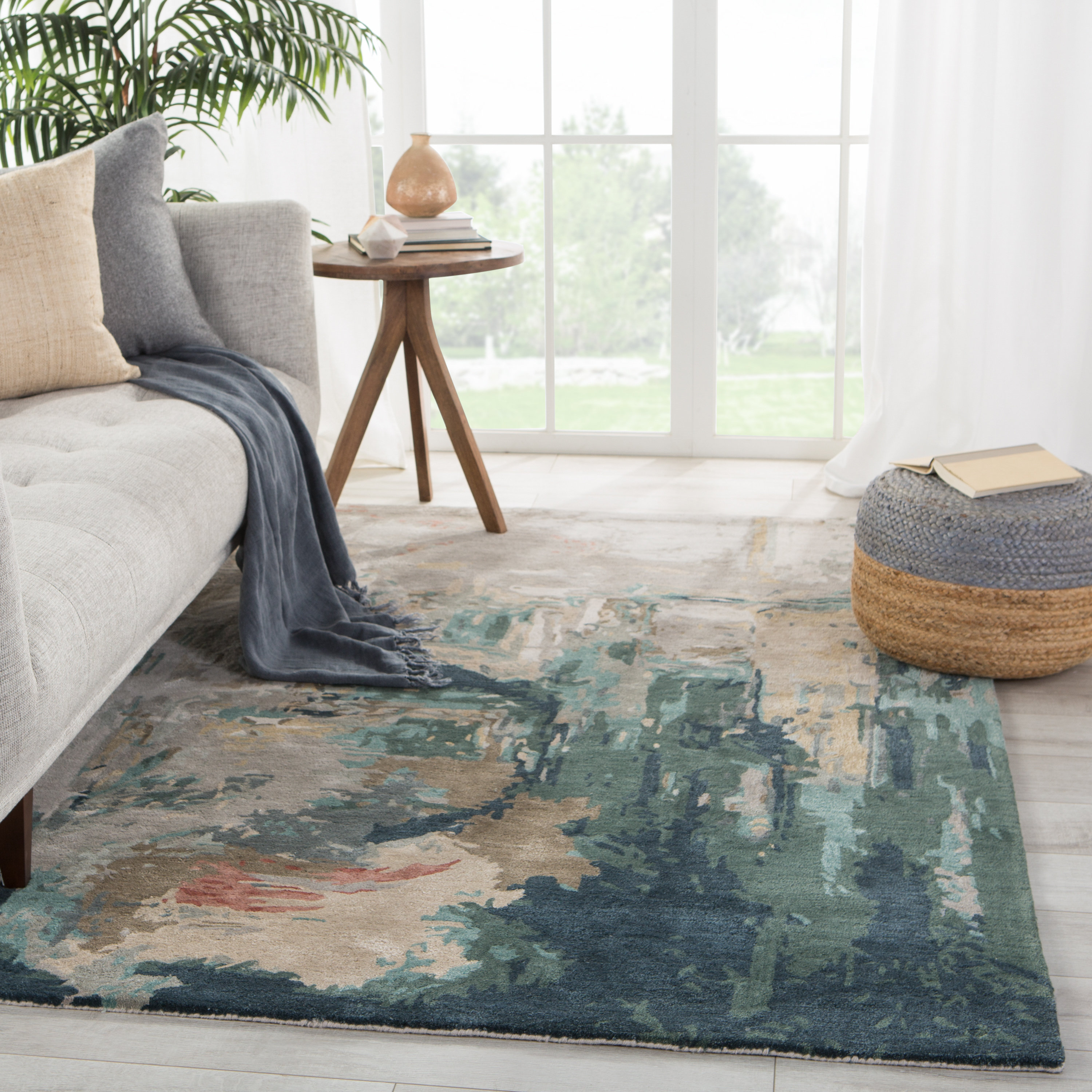 Williston Forge Boley Hand Tufted Abstract Rug & Reviews | Wayfair